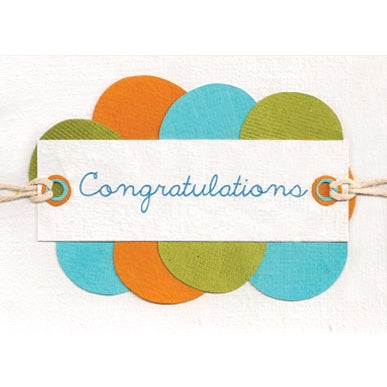 Congratulations Circles Card | Flavours of Life